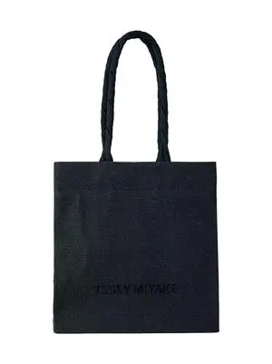Issey Miyake Logo-print Tote - Black