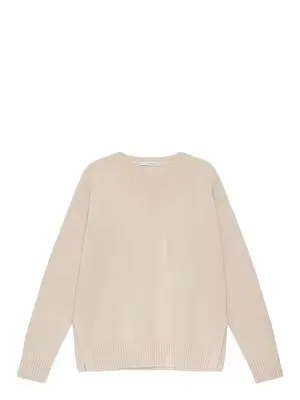 Malìparmi Ribbed Pullover Sweater - Neutrals