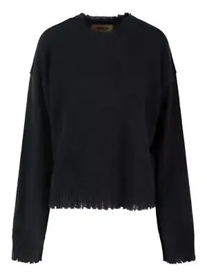UMA WANG Frayed Cashmere Sweater