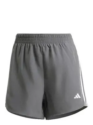 Adidas 3-stripes High-rise Shorts - Grey Six/white