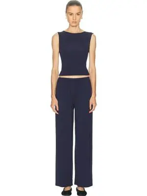 KYE Bateau Sleeveless Top Navy