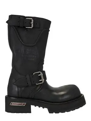 Balenciaga Venom Boot - Black & Silver