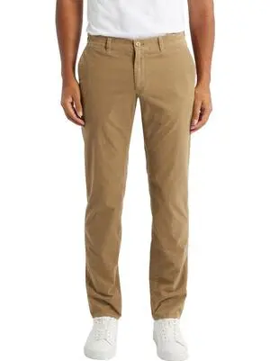 BRAX Fabio Flat Front Stretch Corduroy Pants - Camel