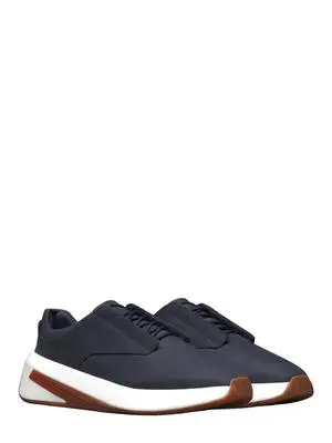 Wolf & Shepherd Supercrossover Leather Sneakers - Navy/white