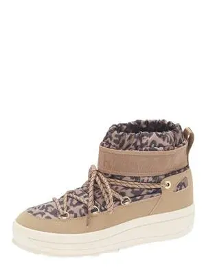Pajar Galaxy Mini Waterproof Ankle Bootie - Leopard/sand