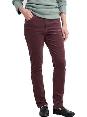 SEASALT CORNWALL Lamledra Needlecord Slim-fit Pants - Dark Rye