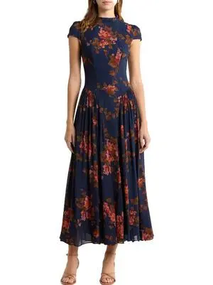 REFORMATION Maven Floral Print Maxi Dress - Lyric
