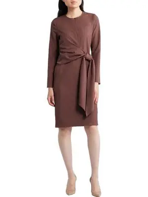 MISOOK Tie-Waist Shift Dress
