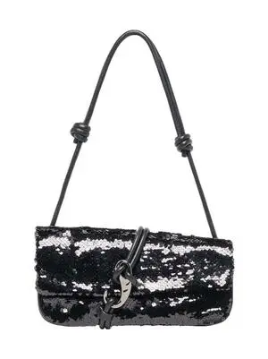 Dolce Vita Alice Sequin Shoulder Bag - Black