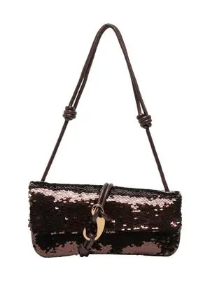 Dolce Vita Alice Sequin Shoulder Bag - Brown