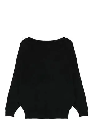 Majestic Filatures Merino Wool Sweatshirt - Black