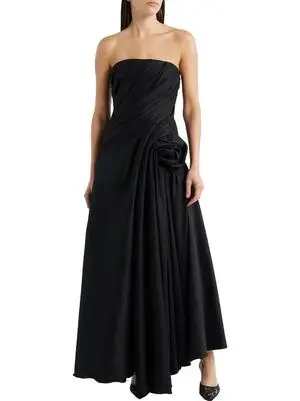 ACLER Hawford Rosette Strapless Gown
