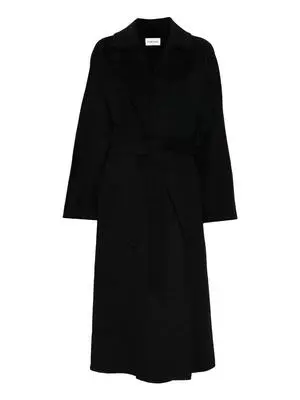 P.a.r.o.s.h Belted Coat - Black