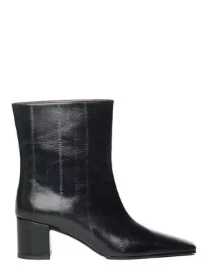 GIULIANO GALIANO 60mm Stefy Leather Ankle Boots - Black