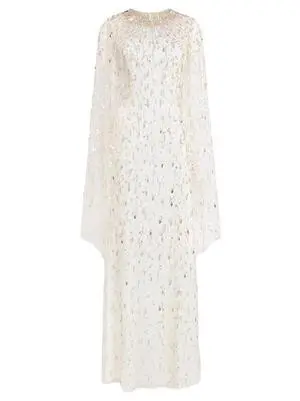 Jenny Packham Hestia Embellished Gown - Vanilla