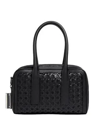AVITEUR Cristallino Handbag Black