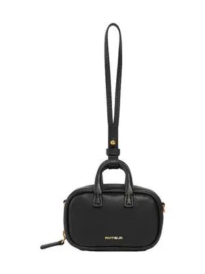 AVITEUR Mini Maia Calfskin Bag - Black