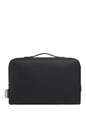 AVITEUR Cristallo Soft Laptop Briefcase Black