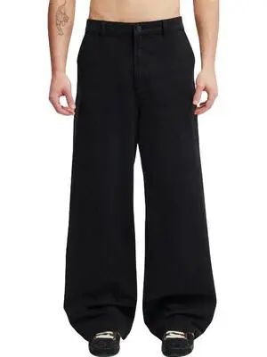 COTTON ON Super Baggy Pant - Black