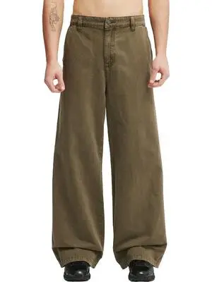COTTON ON Super Baggy Pant - Military