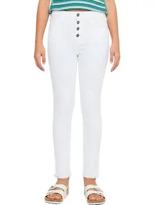 KANCAN Jorja High-rise Ankle Skinny Jeans - White