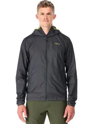 RAB Vital Windshell Hooded Jacket - Graphene