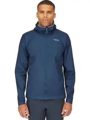 RAB Vital Windshell Hooded Jacket Tempest Blue