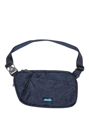 KAVU Roam Sling Bag - Navy Topo