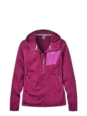 RAB Superflux Full-zip Hooded Jacket - Mulberry