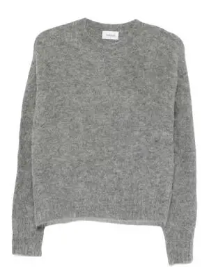 AMISH Cropped Sweatshirt - Grey