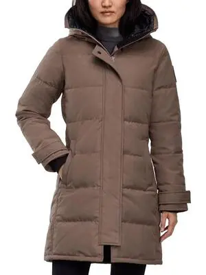 Canada Goose Shelburne Recycled Nylon 625 Fill Power Down Parka - Taupe Grey