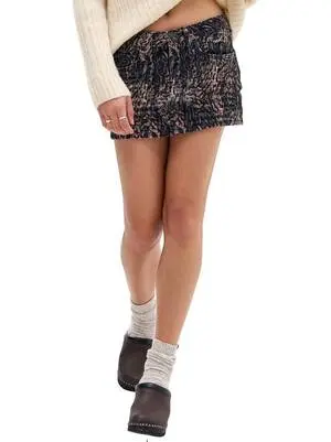 BDG URBAN OUTFITTERS Printed Mini Skirt - Leopard
