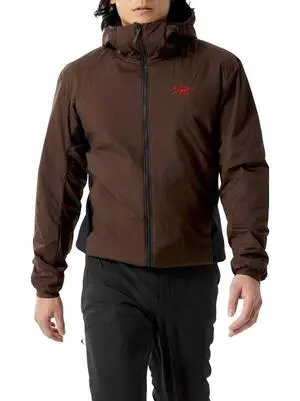 Arc'teryx Atom Lightweight Hoodie - Carob/black/dynasty