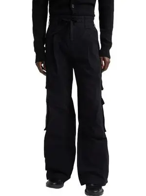Dolce & Gabbana Faille Cargo Trousers - N0000 Nero