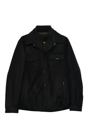 MOORER Buttoned Pocket Jacket - Black