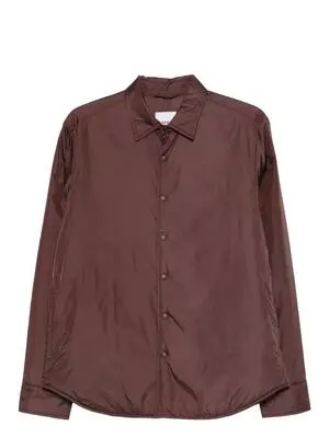 Aspesi Long Sleeve Shirt Jacket - Brown
