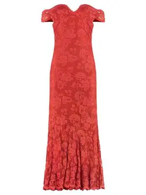 BALENSI Sandra Off-shoulder Maxi Dress - Red