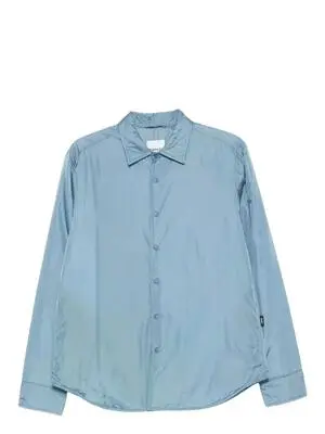 Aspesi Long Sleeve Shirt Jacket - Blue
