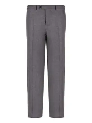 Canali Pure 150's Wool Trousers - Grey