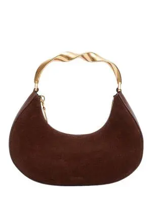 Simkhai Nixi Suede Handbag - Cacao