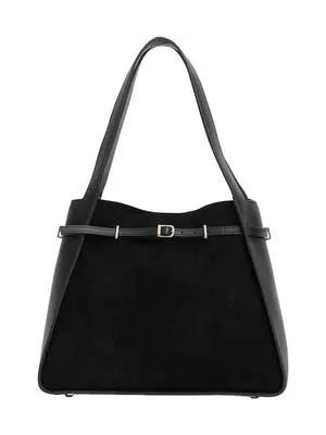 Simkhai Cleo Suede Handbag - Black