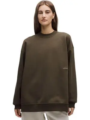 Lululemon Ultra-oversized Crewneck Sweatshirt - Olive Brown