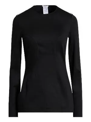 Wolford T-shirt With Zipped Cuffs - Black