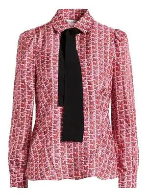 Max Mara Silk Bow Shirt - Pink
