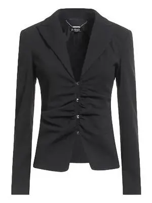 LIU •JO Single-breasted Blazer - Black