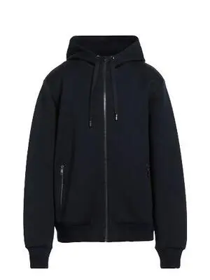 Dolce & Gabbana Cotton-cashmere Hooded Sweatshirt - Blue