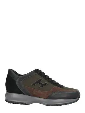 Hogan Interactive Leather Sneakers - Black