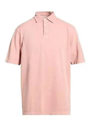DANIELE FIESOLI Polo Shirt Taupe Size Cotton - Pink