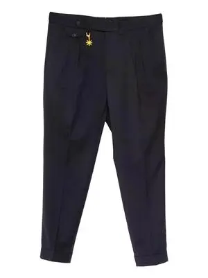 MANUEL RITZ Pleated Trousers - Blue