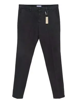 MANUEL RITZ Charm-appliqué Skinny Trousers - Blue